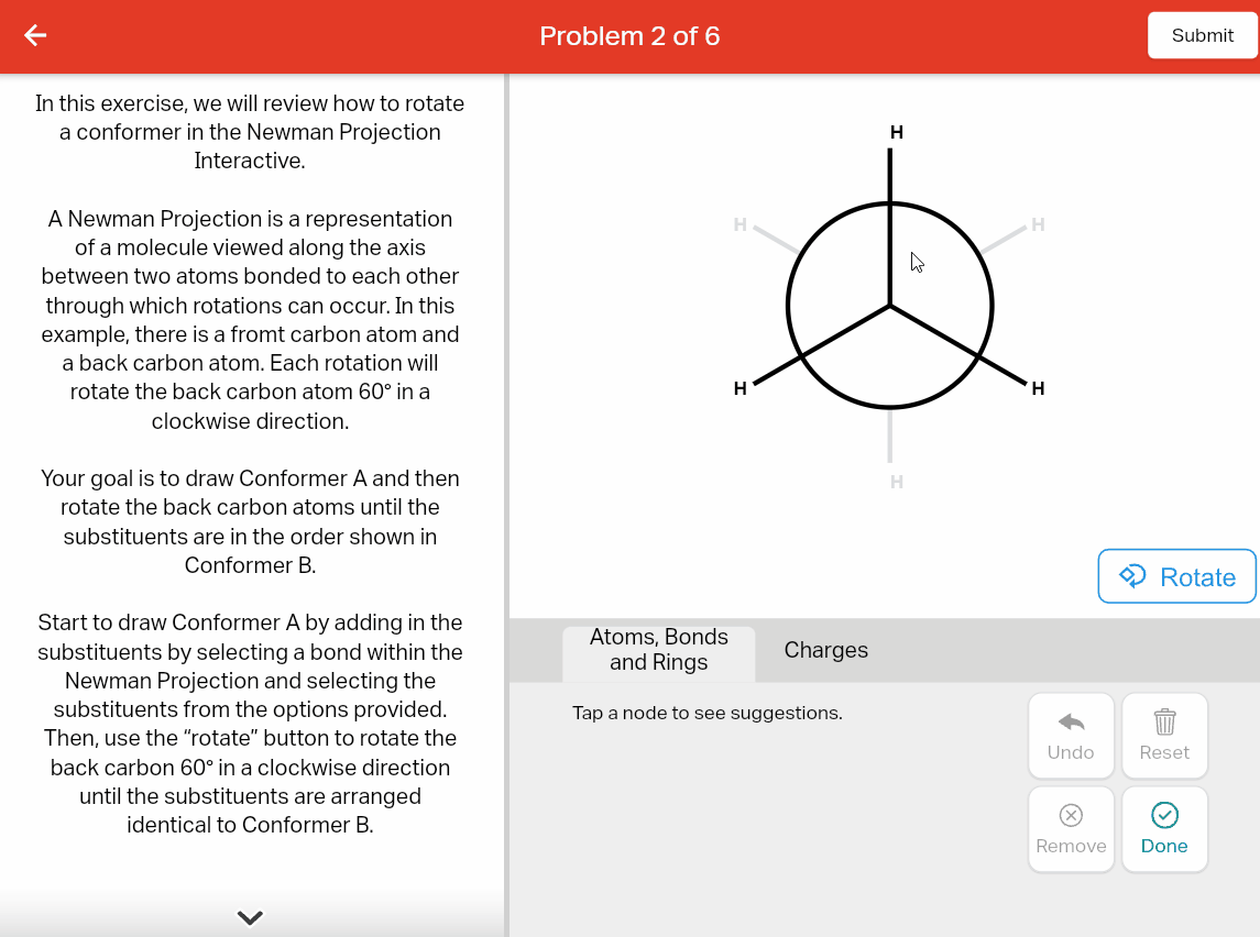 Newman Projection Tutorial